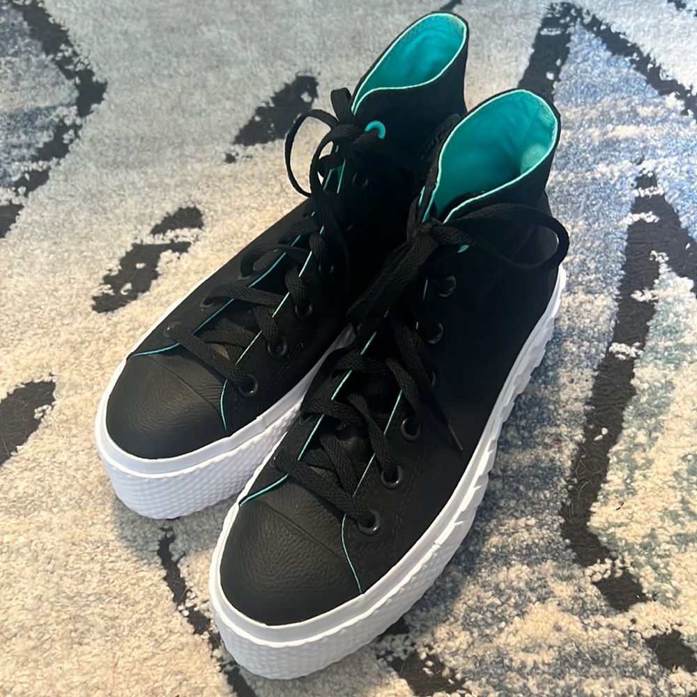 Black Converse All-Star Platform Sneakers - Gem